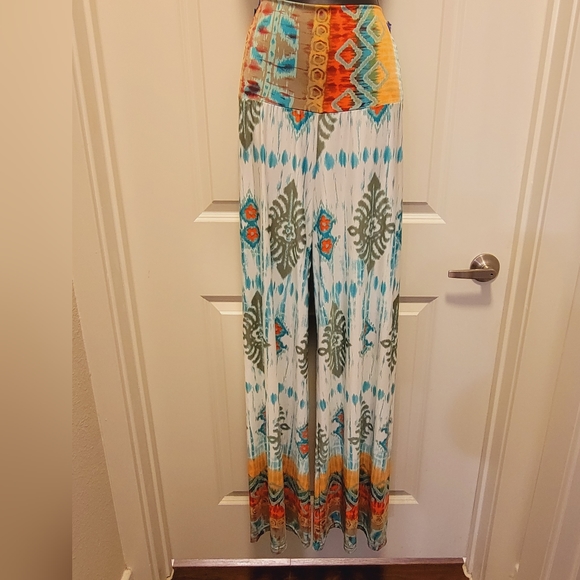 boutique | Pants & Jumpsuits | Multicolored Tribal Stretch Pants | Poshmark